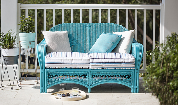 Vibrant Wicker Chair